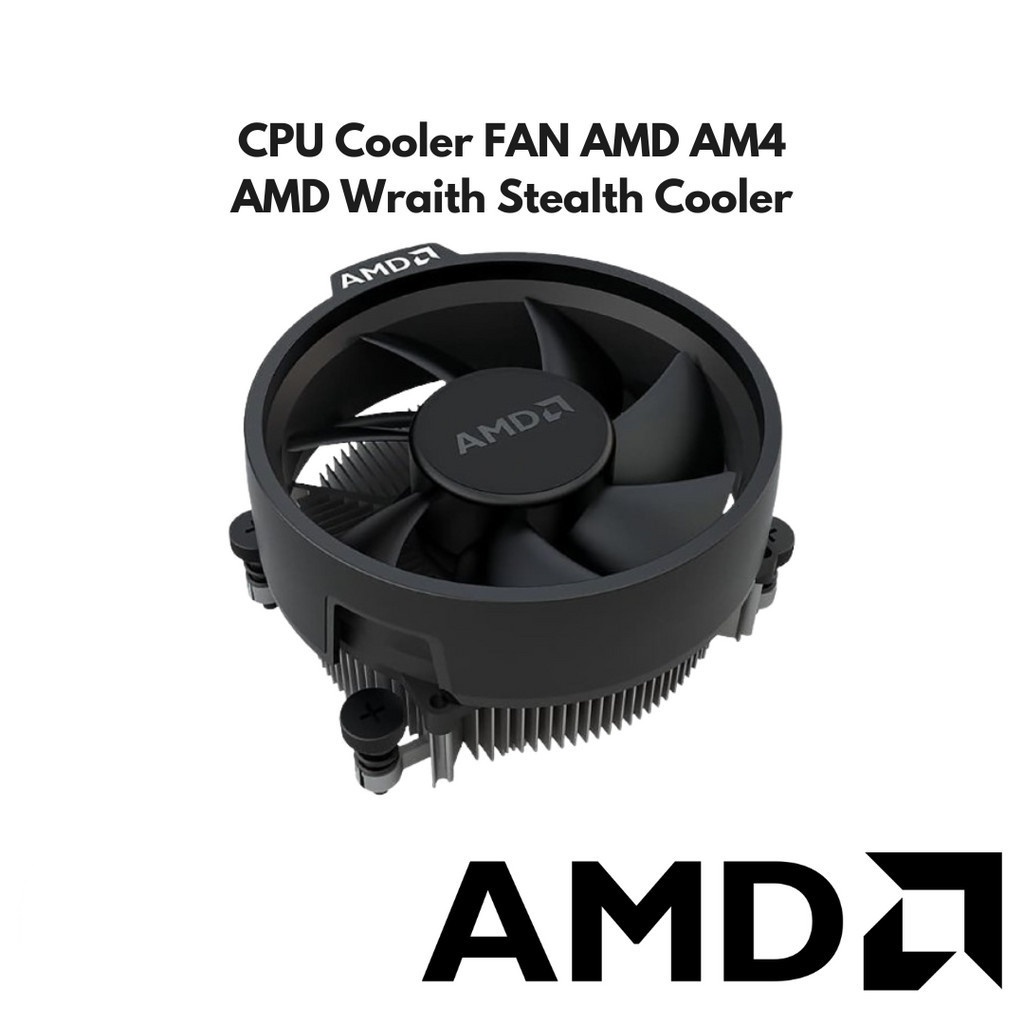 AMD Ryzen 3 or Ryzen 5 Original Fan Cooler AM4 Wraith Stealth Cooler ...