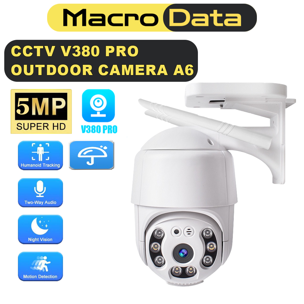 Cctv WIFI Outdoor A6 V380 Pro 1080p Full HD Ip Camera Outdoor V380 Pro ...