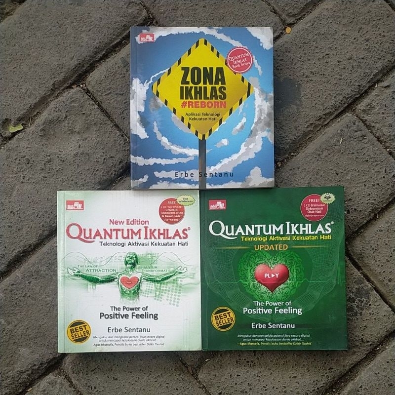 SELF-DEVELOPMENT BOOK / QUANTUM IKHLAS ZONE IKHLAS REBORN / NEW EDITION QUANTUM IKHLAS HEART ...