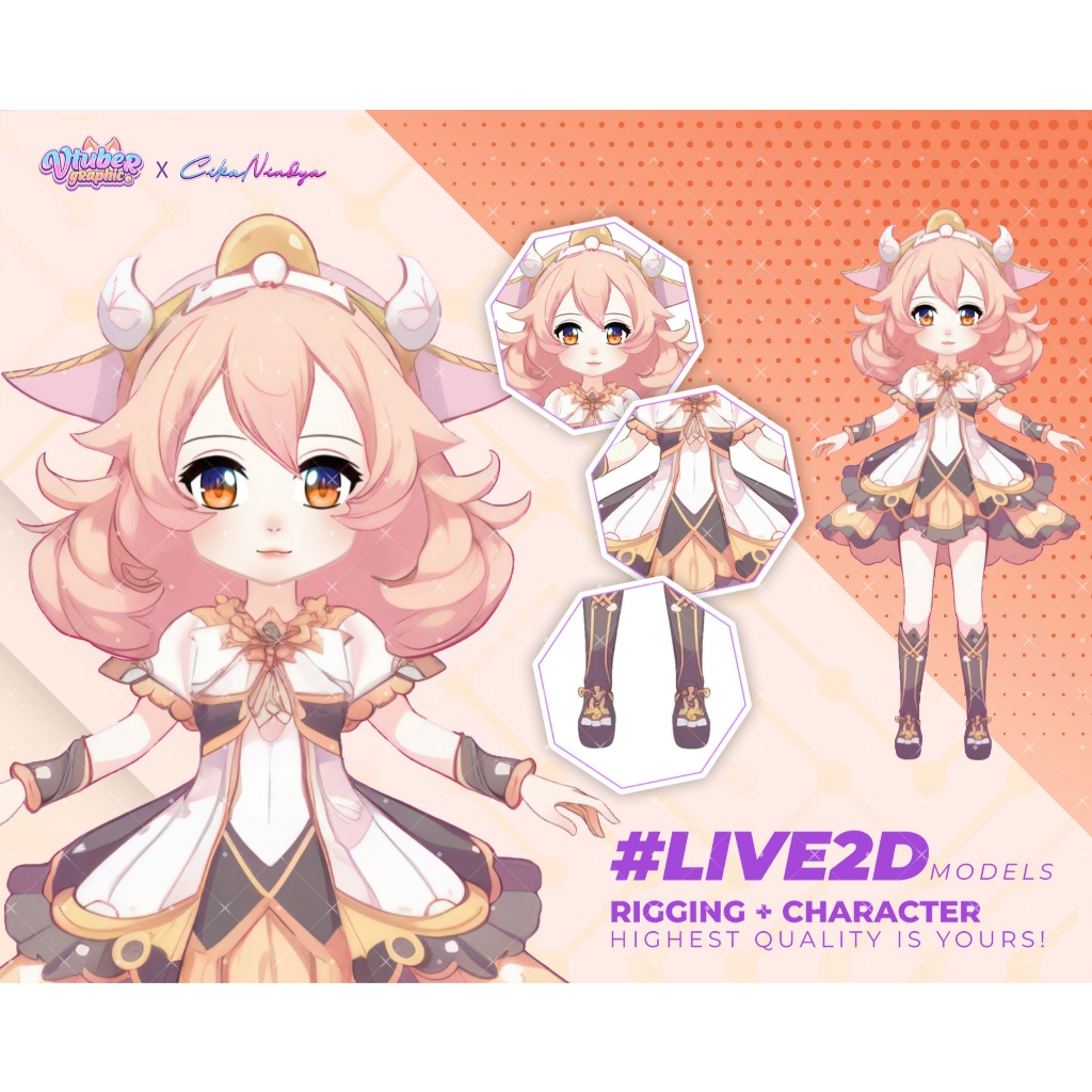 Look Different in the World Streaming with the Latest VTuber Live2D ...