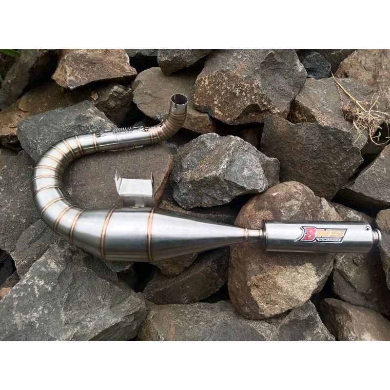 Vespa left Exhaust Complete Competition/Daily/Exzos Vespa left ...