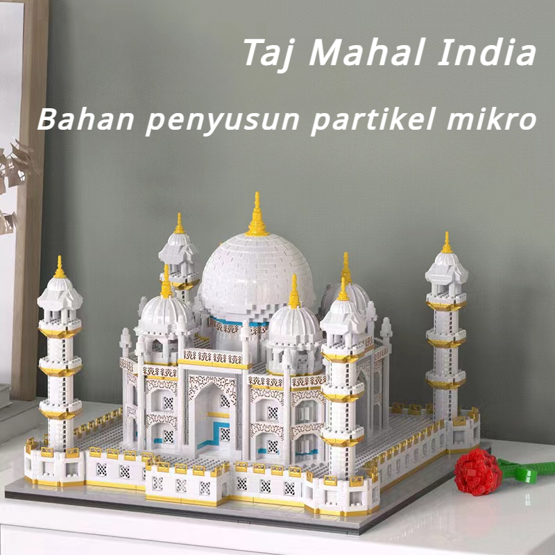 1144pcs Indian Taj Mahal NanoBlock Bricks Toys Indian Taj Mahal ...