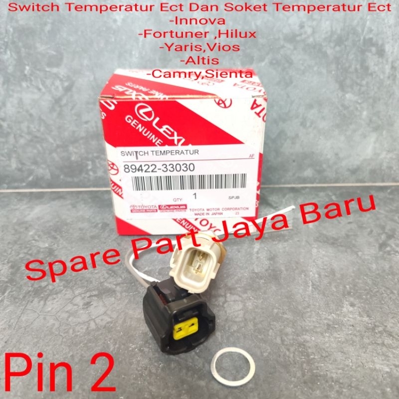 Switch Ect Temperature Sensor And Socket Ect Innova Hilux Pin 2 ...