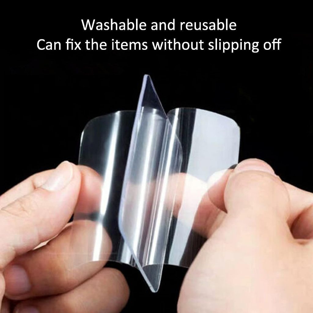 Double Tape Box Shape Nano Transparent Double Tip Super Strong Adhesive ...