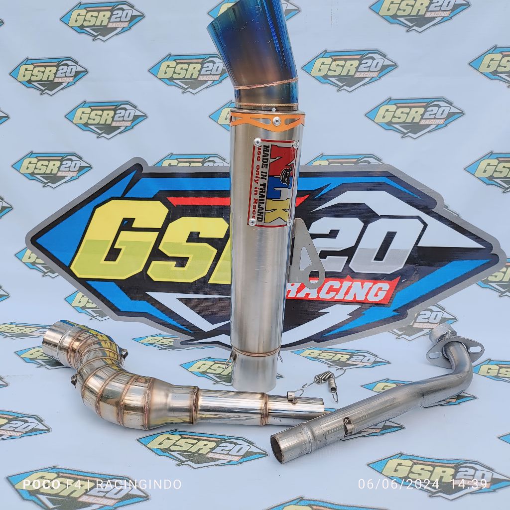 Nlk HIGH MOUNT UNIVERSAL RACING EXHAUST OPEN FOR wave xrm RUSI FURY ...