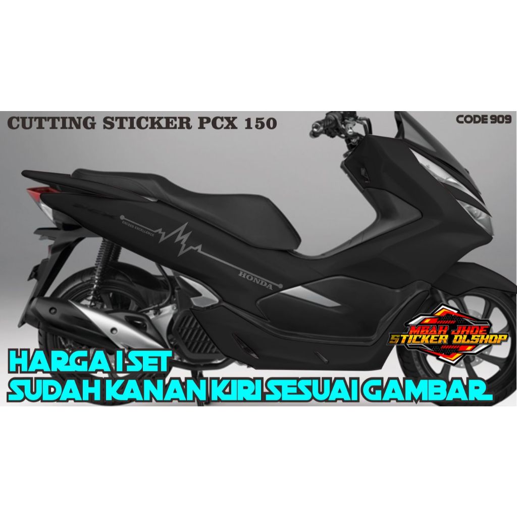 CUTTING STICKER PCX 150 BODY BLACK | Shopee Philippines