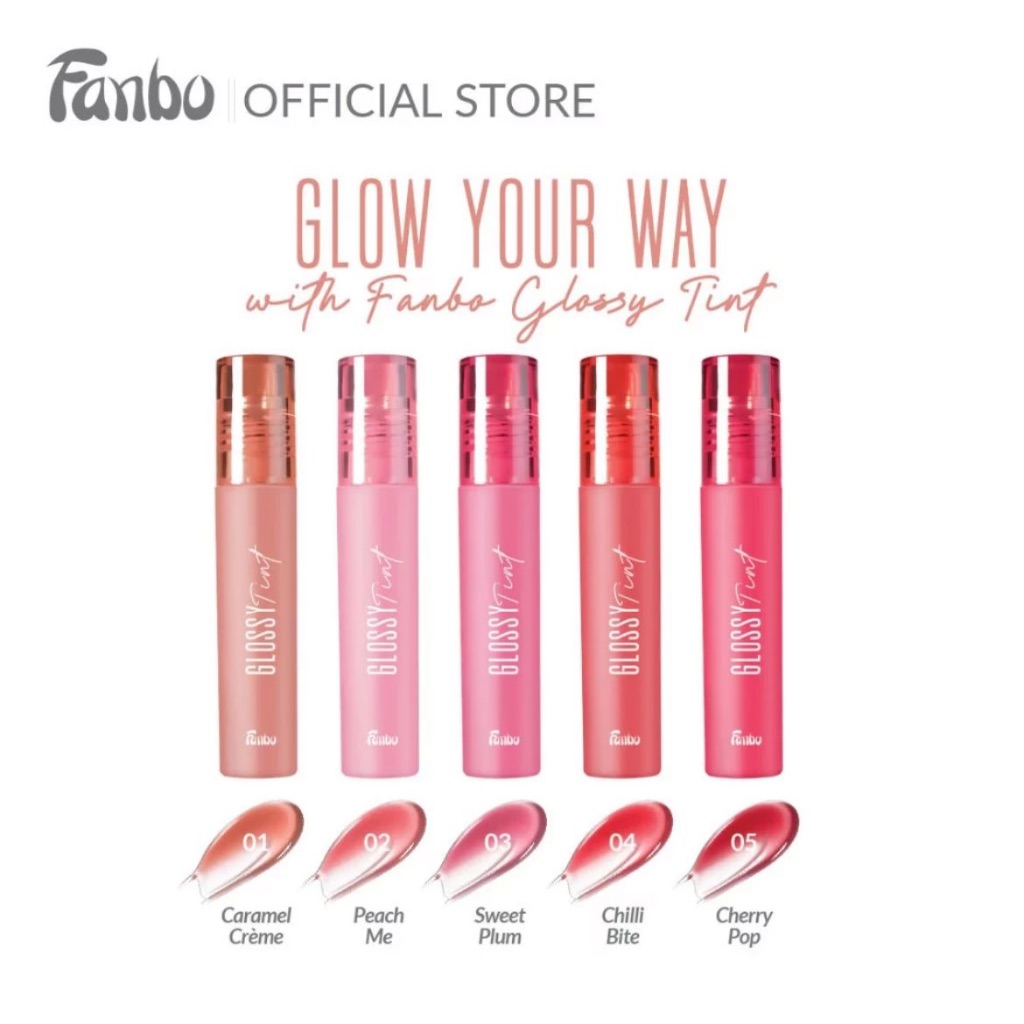 Fanbo Glossy Tint 3.5 gr | Lips Become More Luminous And plumpy, Korean ...