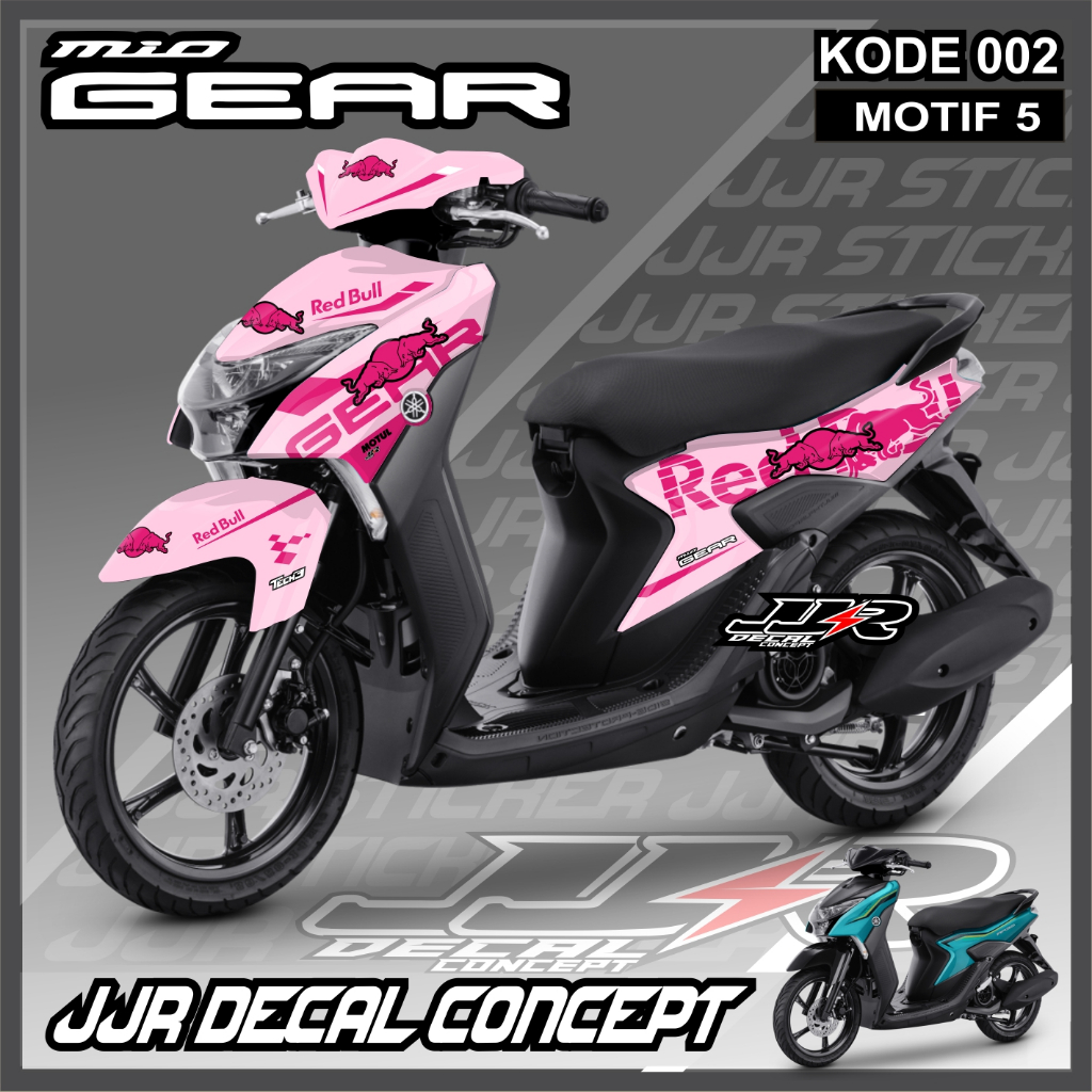 Decal Sticker yamaha Mio Gear 125 full body - Decal Sticker Motorcycle ...