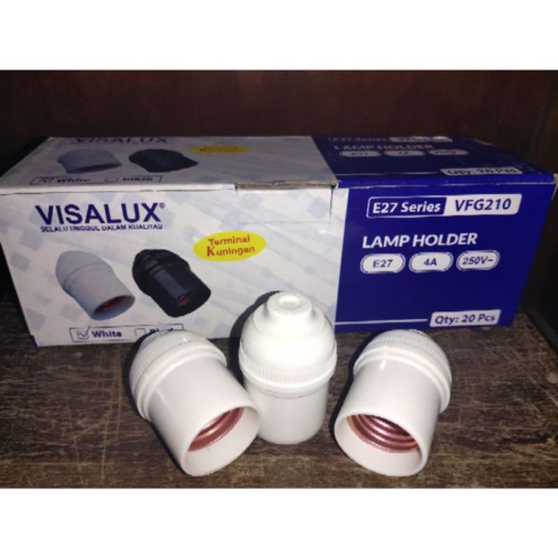 HITAM PUTIH Visalux Lamp Hanging Fittings white / black | Shopee ...