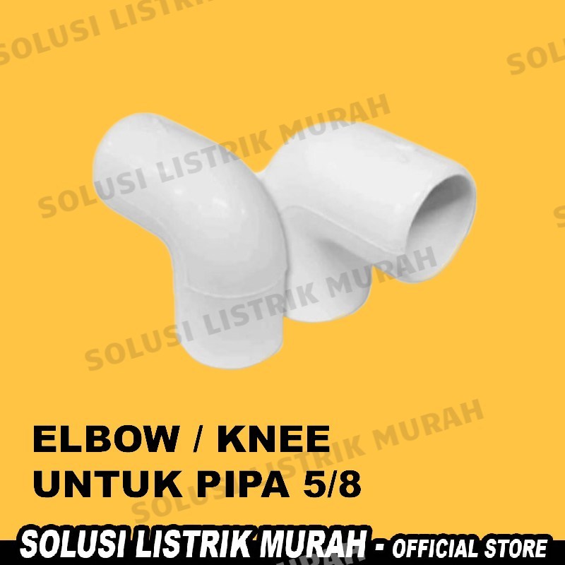 PUTIH Keni L 5/8 Keni L Elbow 5/8 Electrical Pipe Connection White ...