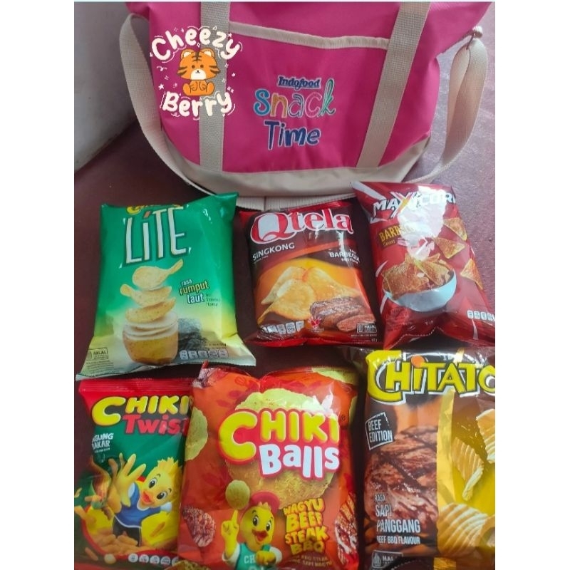 (LIMITED) Prj 2024 Snack Time Bag Package | Chiki Chitato Maxcorn Qtela ...