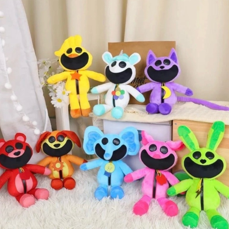 Smiling Critters Series Figure Plush Doll ChatNap Cartoon Game Monster ...