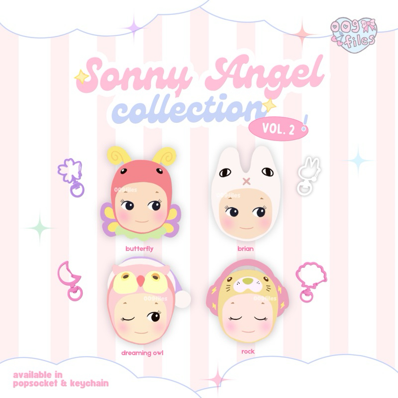 [ READY ] Sonny Angel Magsafe Popsocket & Keychain Vol. 2 | Shopee ...