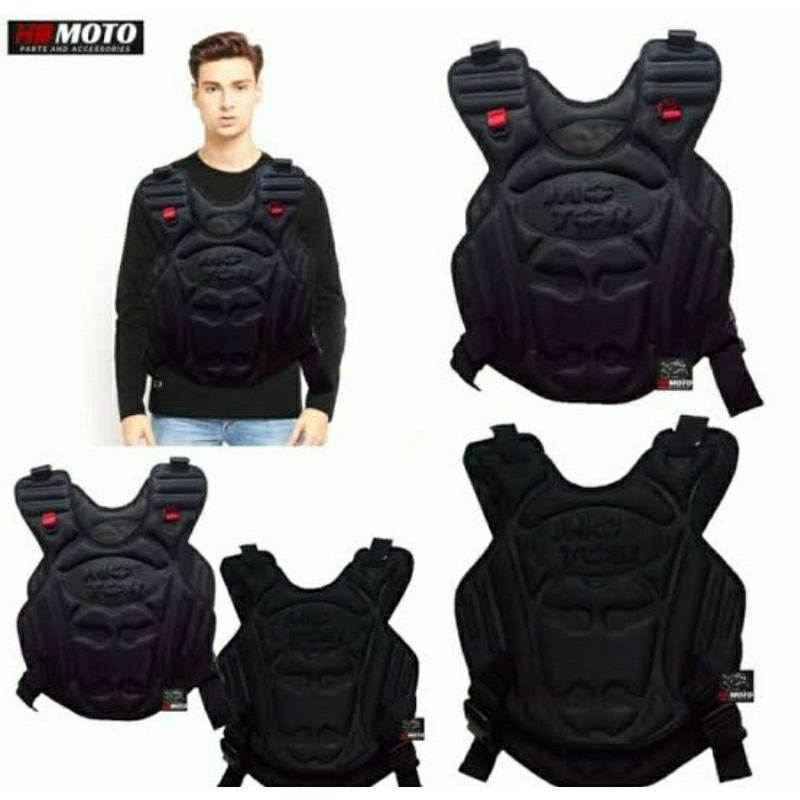One Side Chest Vest/Motorcycle Vest Chest Protector plus | Shopee ...