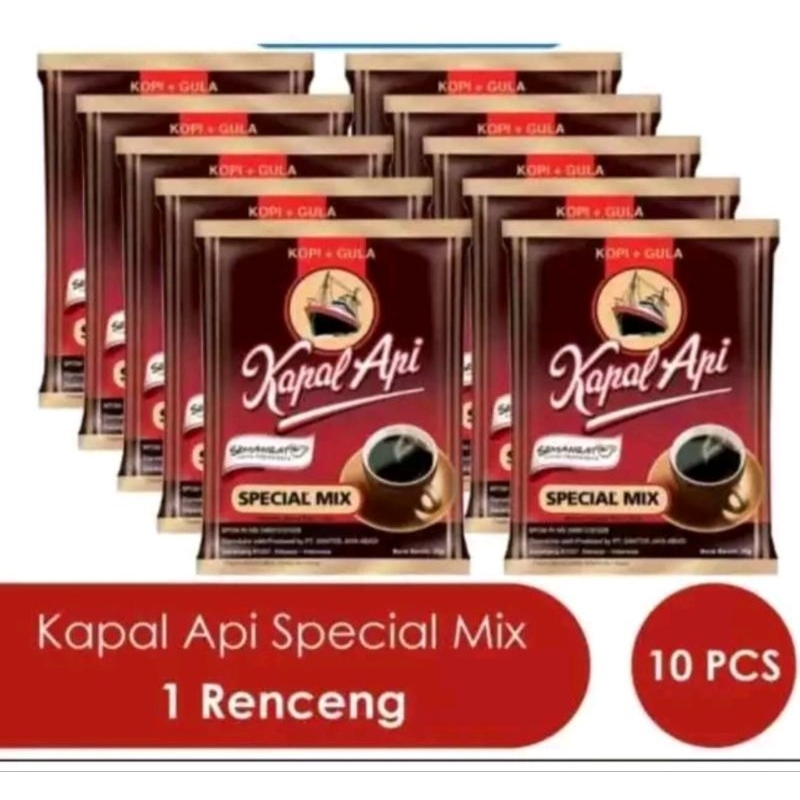 Kopi Kapal Api Special Mix 25gr Per Box (10Pcs) | Shopee Philippines