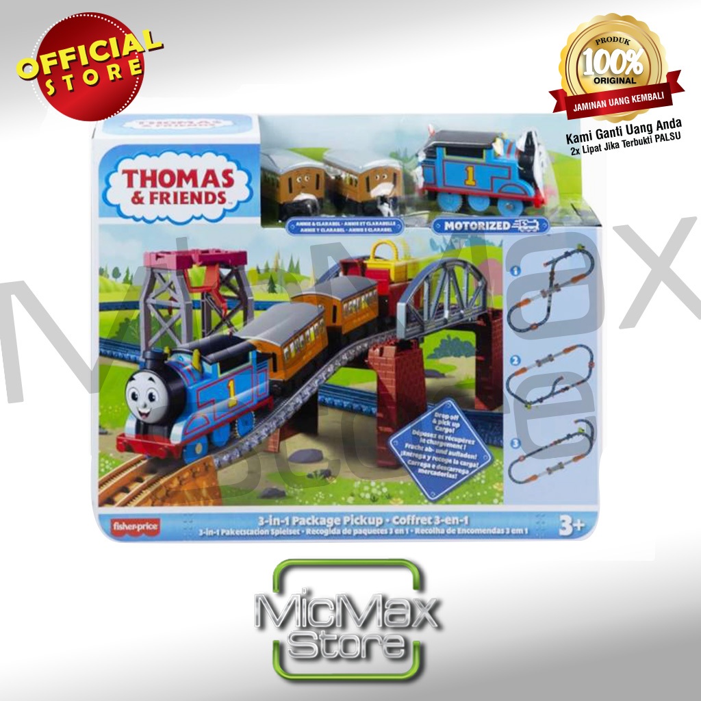 Thomas & Friends Trackmaster 3-in-1 Package Pickup MOTORIZED HGX64 ...