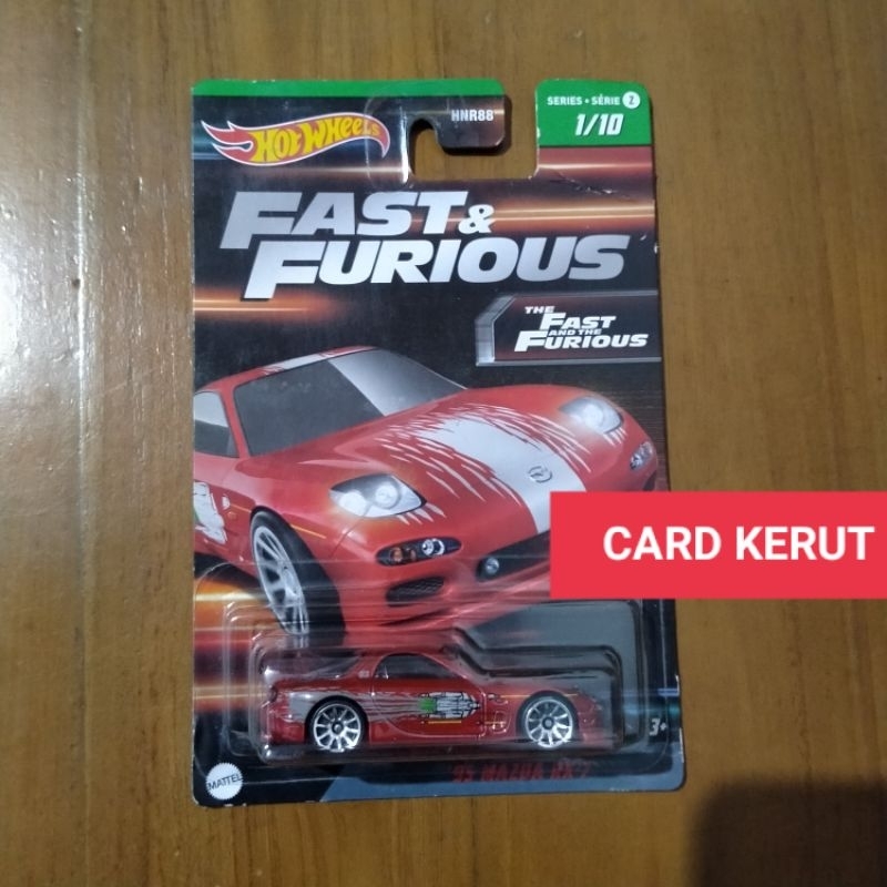 MERAH Hotwheels mazda rx7 red fast and furry | Shopee Philippines
