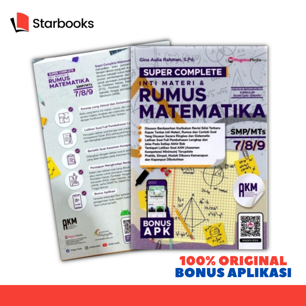 Junior High School Book: SUPER COMPLETE Core Material & Formulas Of ...