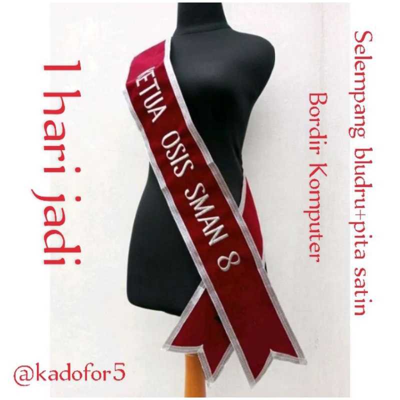 1st Day To Be A Computer Embroidery Side Graduation Sling | Shopee ...