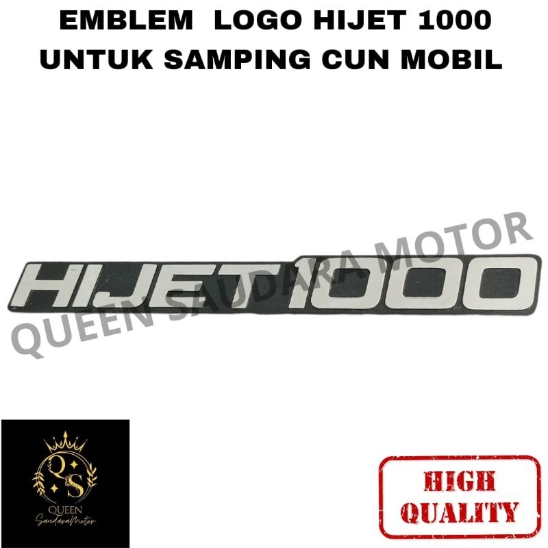 Hijet 1000 Logo Emblem For The Original Car Cun Side | Shopee Philippines