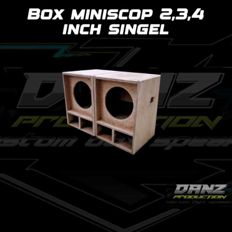 4 inch single miniscope box with speaker box | Shopee Philippines