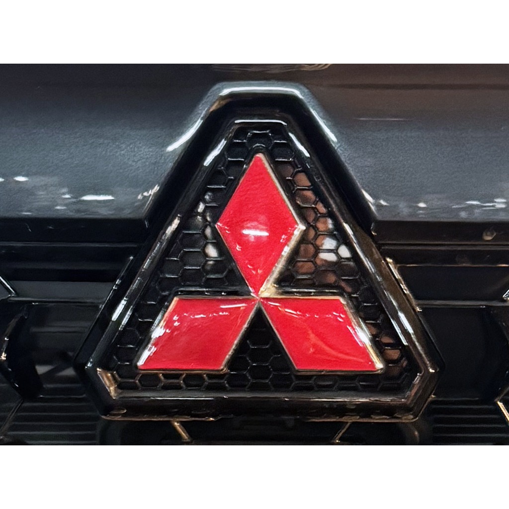 MERAH Mitsubishi XFORCE Red Logo Sticker Embossed Front And Back ...