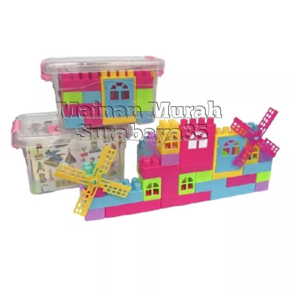 Educational Toys Creative Building Blocks Home Windmill LB 33 Children ...
