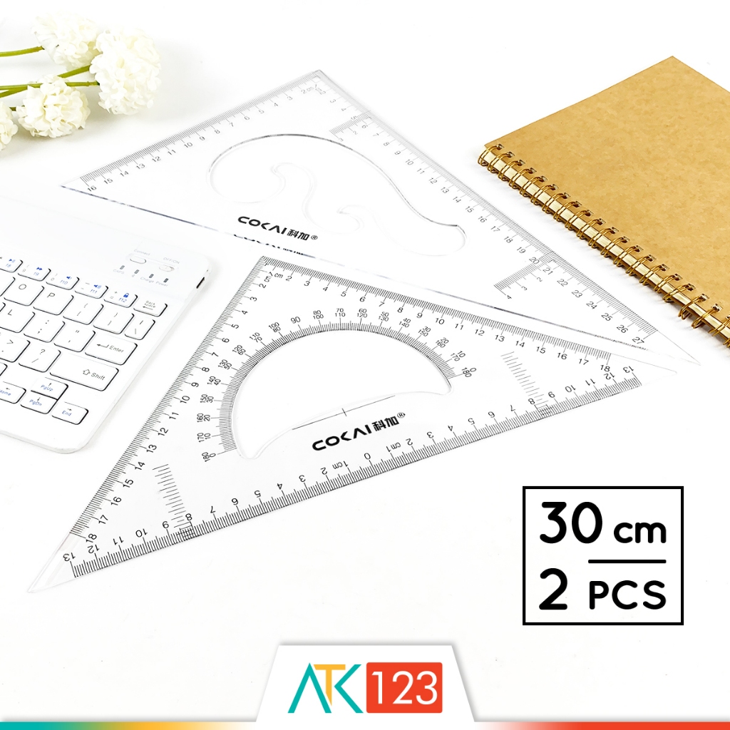 Ruler / Triangle Ruler / Protractor / Curved Pattern Mall / Kurva ...