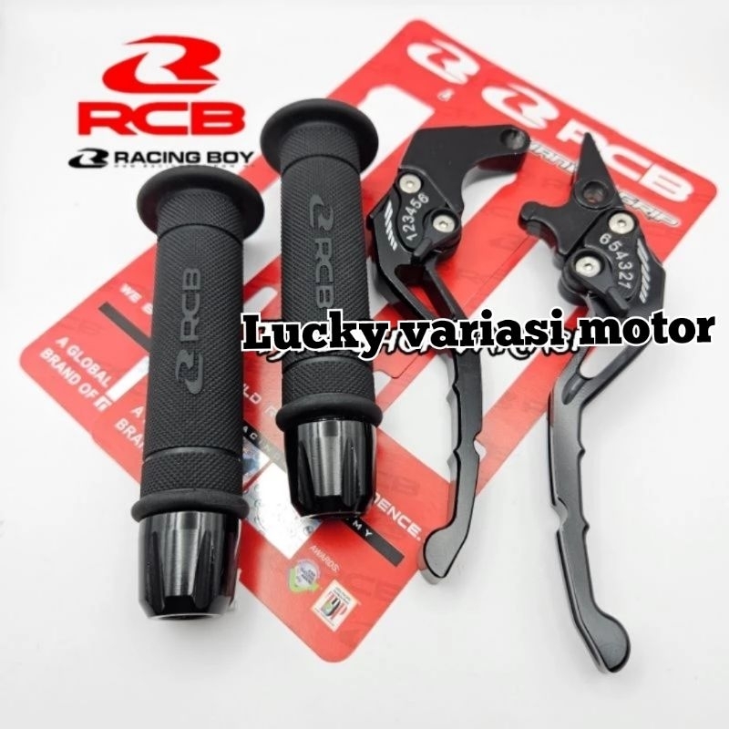 RCB Original Handgrip HG55 + CNC handlebar link + CNC brake Handle ...