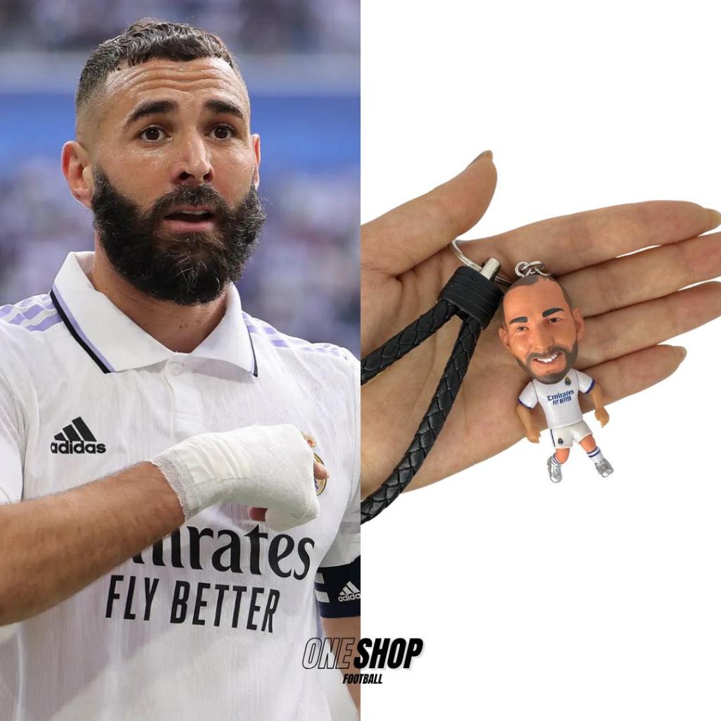 GANTUNGAN Karim Benzema Wak Key Chain Miniature Mini Figure Football ...