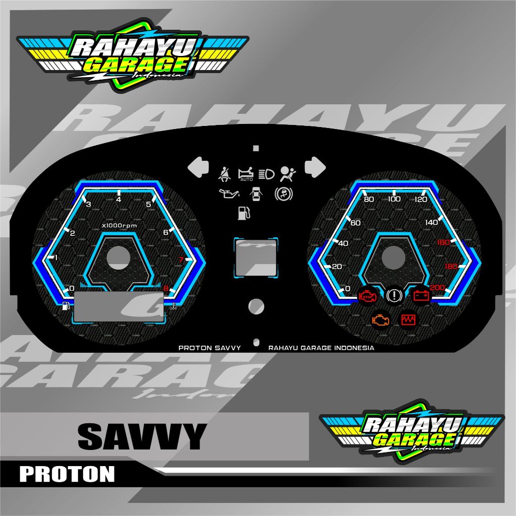 Proton SAVVY CUSTOM SPEEDOMETER Board | Shopee Philippines