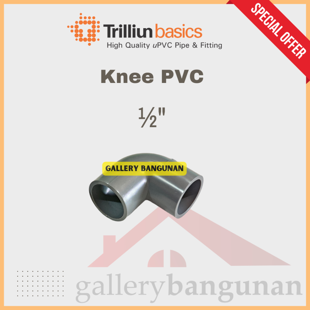 PVC elbows | Knee TS 1/2" | 90 degrees Keni L | Half in dim dm ...