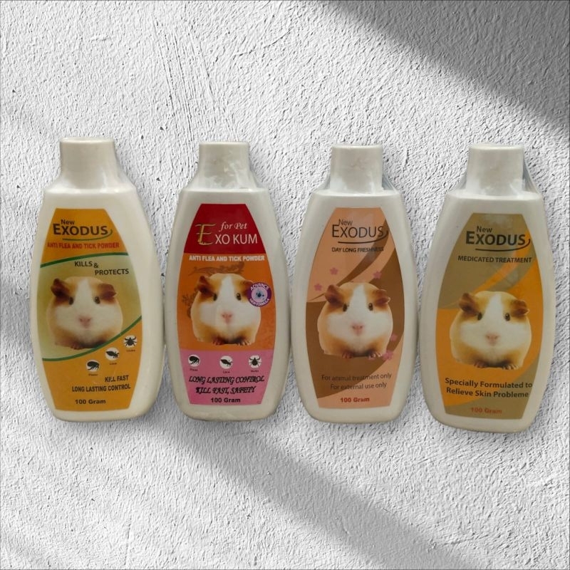 Exodus anti-flea powder for rabbits and hamsters 100gr | Shopee Philippines