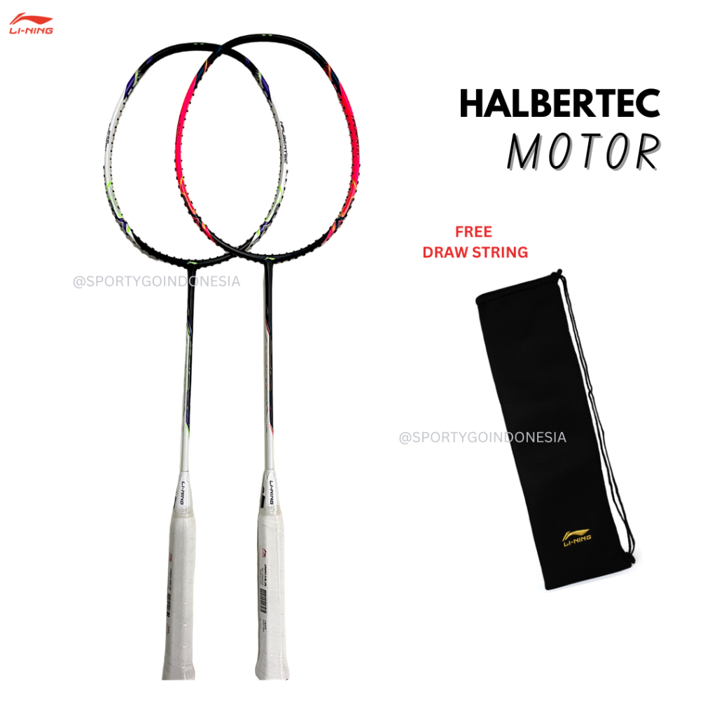 Badminton Racket HALBERTEC MOTORlining Original Halbert Li-Ning ...