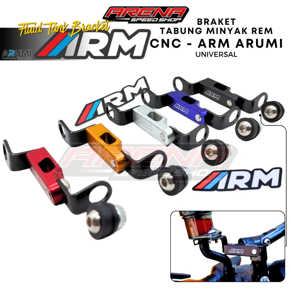 ARM Arumi Fluid Tank Bracket Universal - Original CNC Adjustable Brake ...