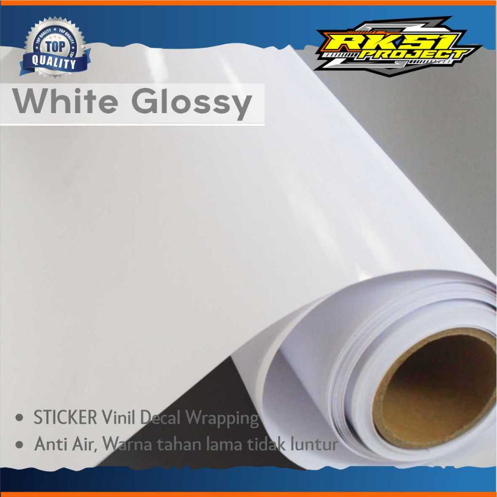 PUTIH Transparent White Scots, Glossy White, Matte White (per 50cm ...