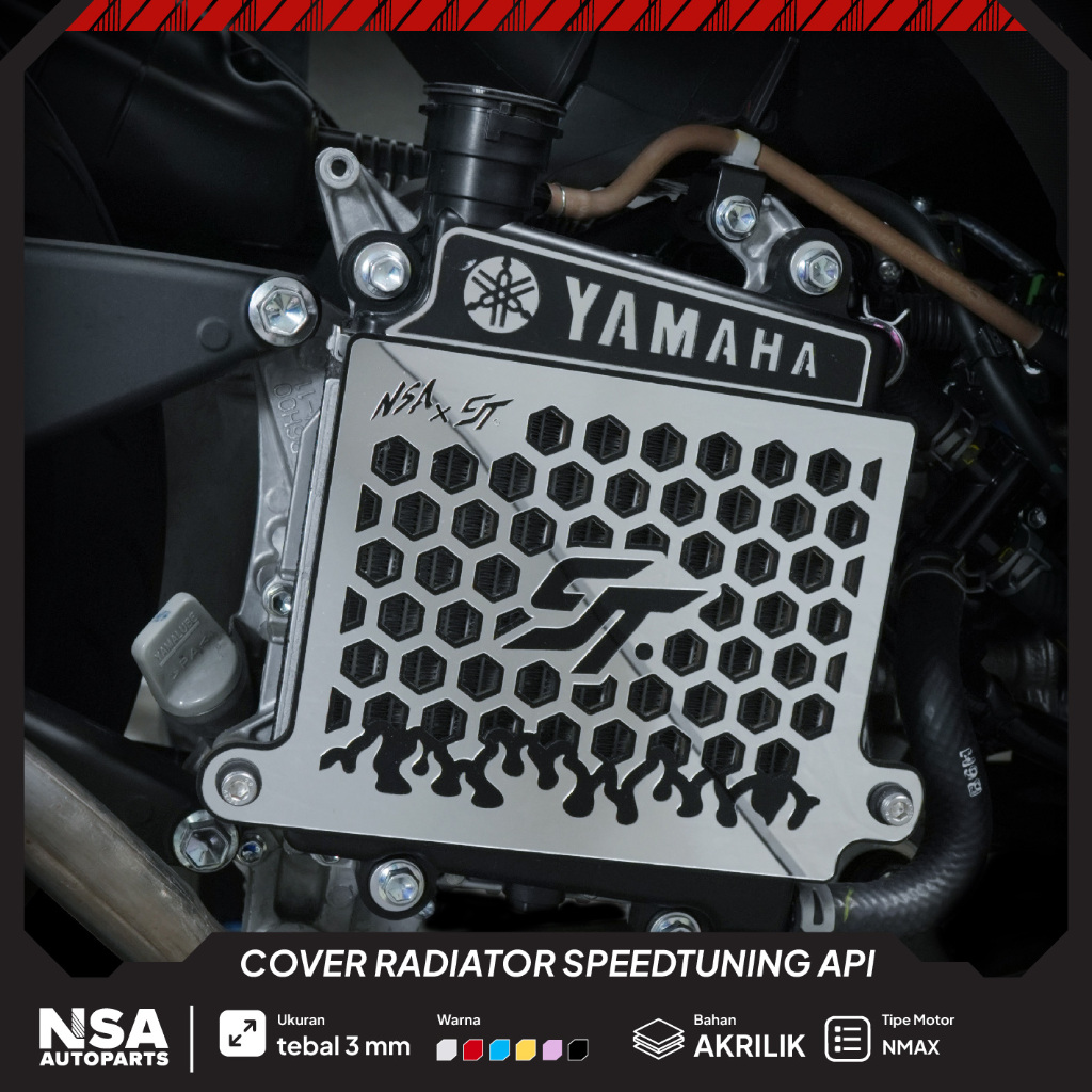 Nsa X ST Radiator Cover Type 1 API Speedtuning Vario PCX NMAX AEROX ADV ...
