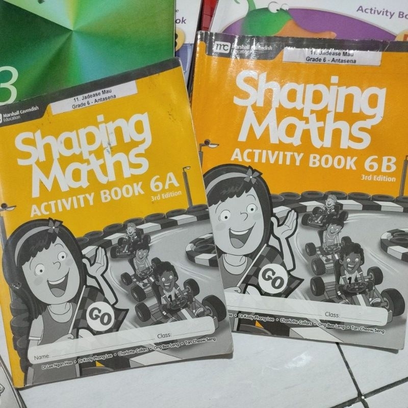 Marshall Cavendish Shaping Maths reading book class 6A /6B | Shopee ...