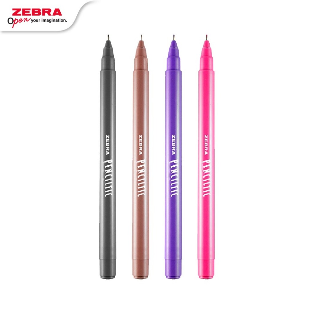 Zebra Penciltic 10 Colors In 1 Pen Set 0.4mm Fineliner Tip Ballpoint ...