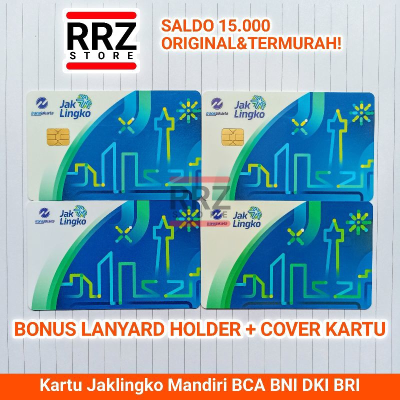 Mandiri JakLingko Card BCA BNI BRI DKI Transjakarta Jak Lingko | Shopee ...