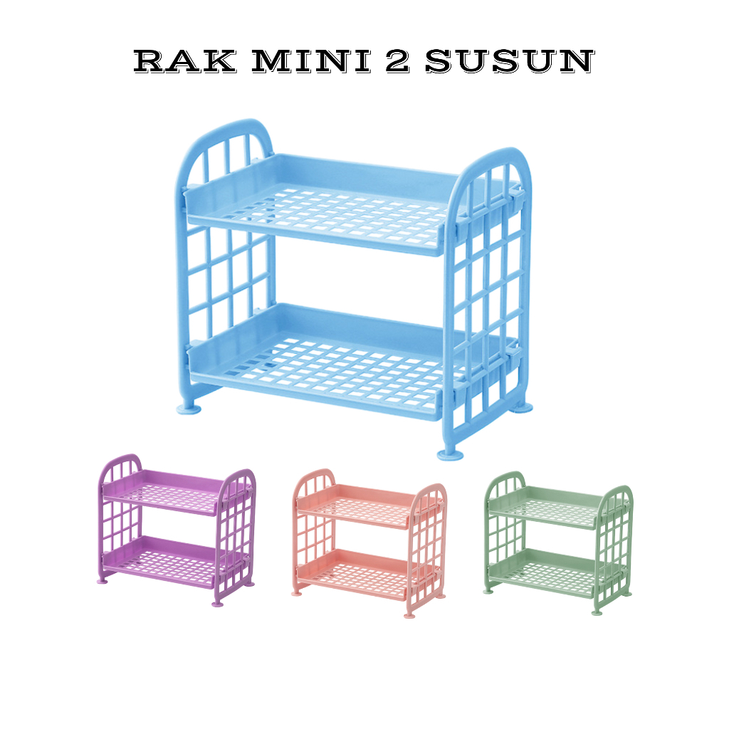 Mini table rack Multi-level cosmetic rack / Multi-purpose kitchen spice ...