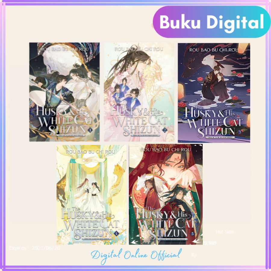 (English)The Husky and His White Cat Shizun vol 1-5 Erha He Ta De Bai ...