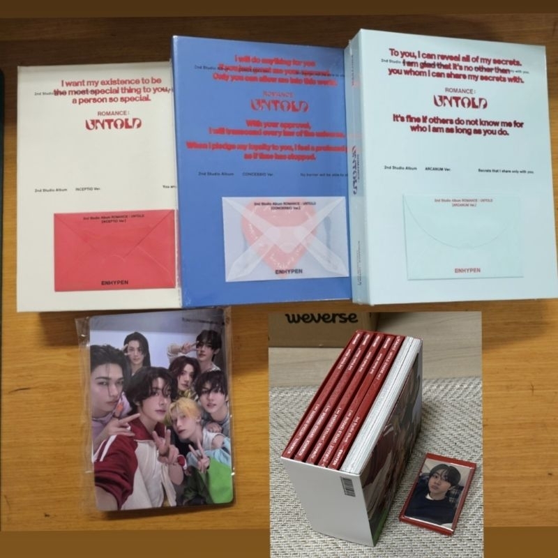 Enhypen - 2nd Album [ROMANCE: UNTOLD] SEALED REGULAR VER. Engene VER ...