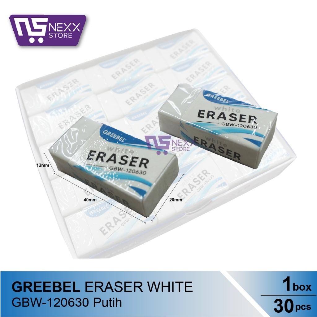 GREEBEL Eraser GBW-/120630 | Shopee Philippines
