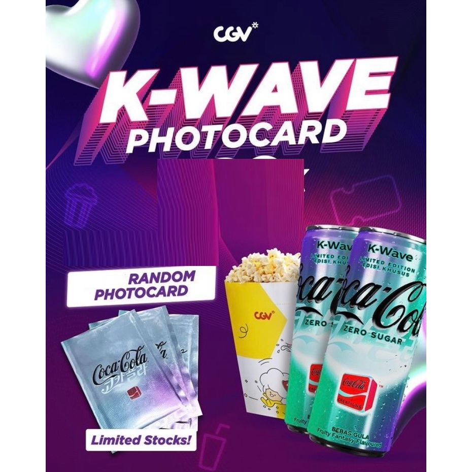 Stray Kids, ITZY, NMIXX x Coca-Cola K-WAVE x CGV Official Photocard ...