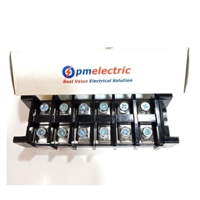 Terminal Block/Block 100A 6P 6 Pole PM Electric | Shopee Philippines