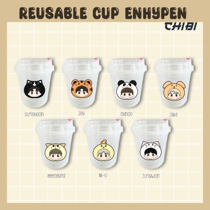 Reusable Cup Enhypen | Shopee Philippines