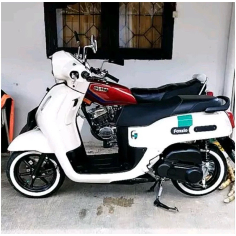 Yamaha Fazzio motorbike tire trim. list of tires/white wall Fazzio ring ...