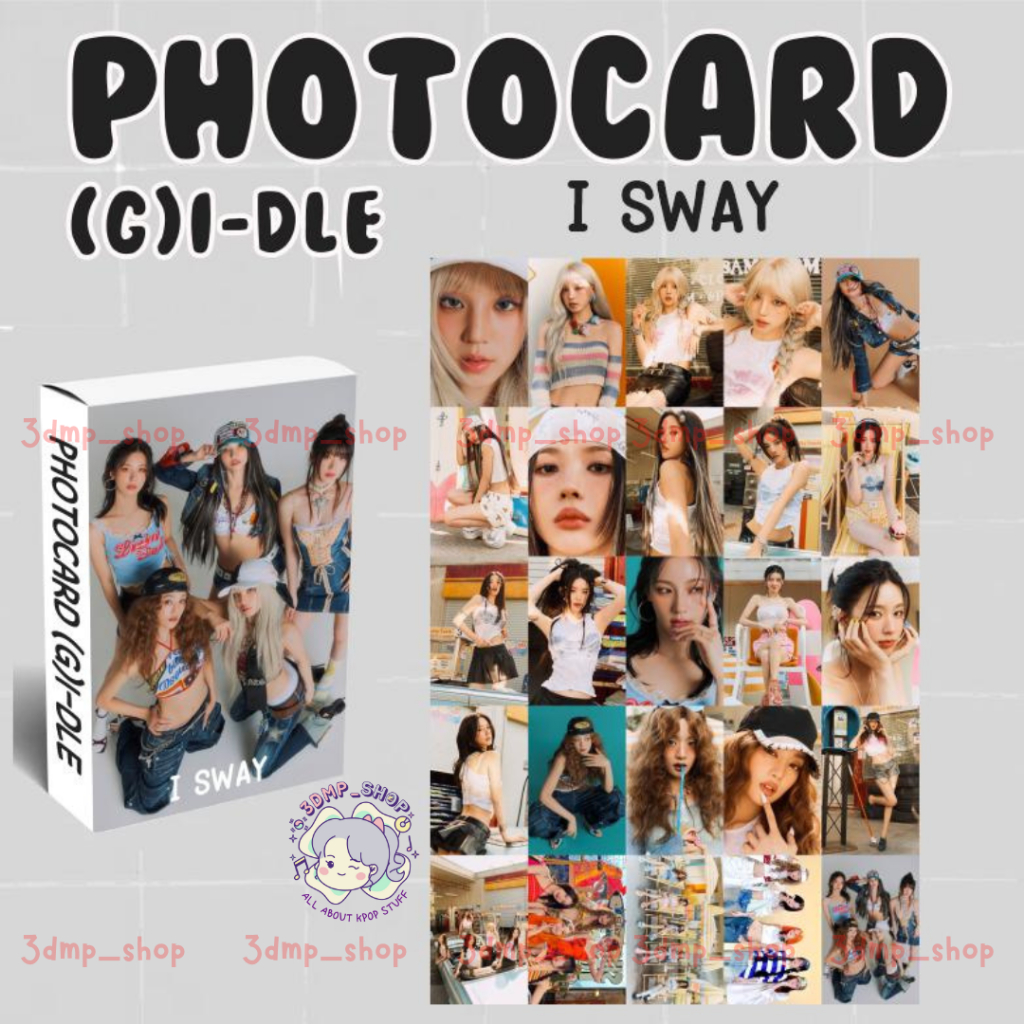 [25 Sheets] photocard lomo photo card lomocard gidle i love (G)i-dle i feel two i sway | Shopee ...