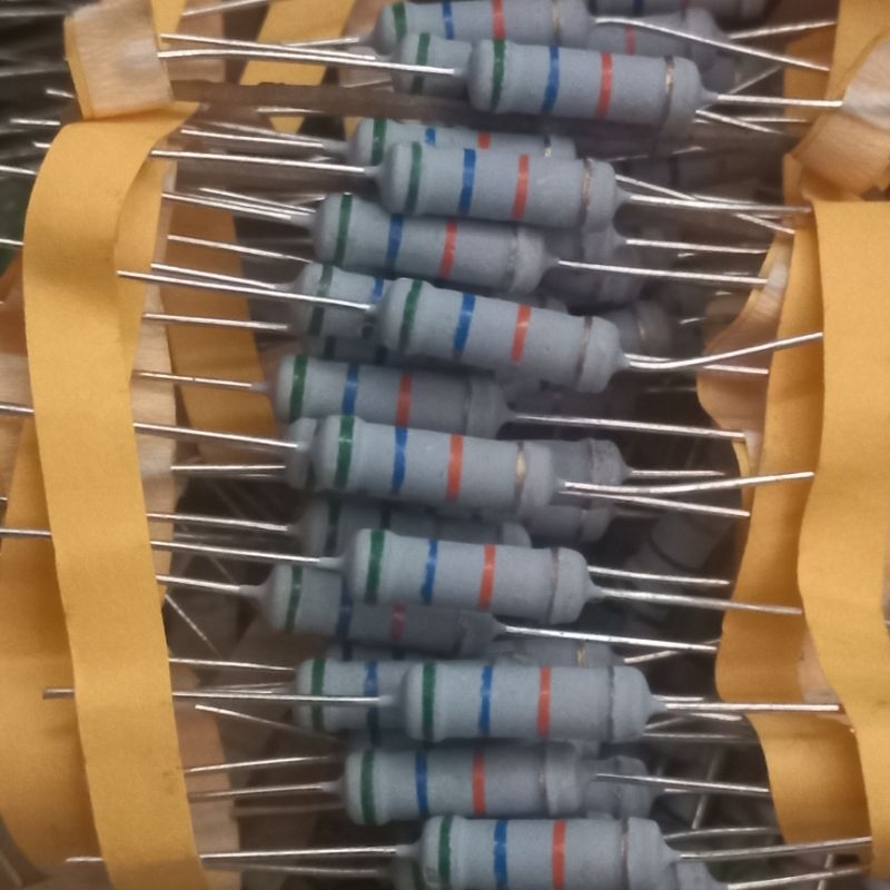 Resistor R carbon film 56K original taiwan 2W 56 K KILO OHM 2watt 2 w watt WAT 2WAT | Shopee ...